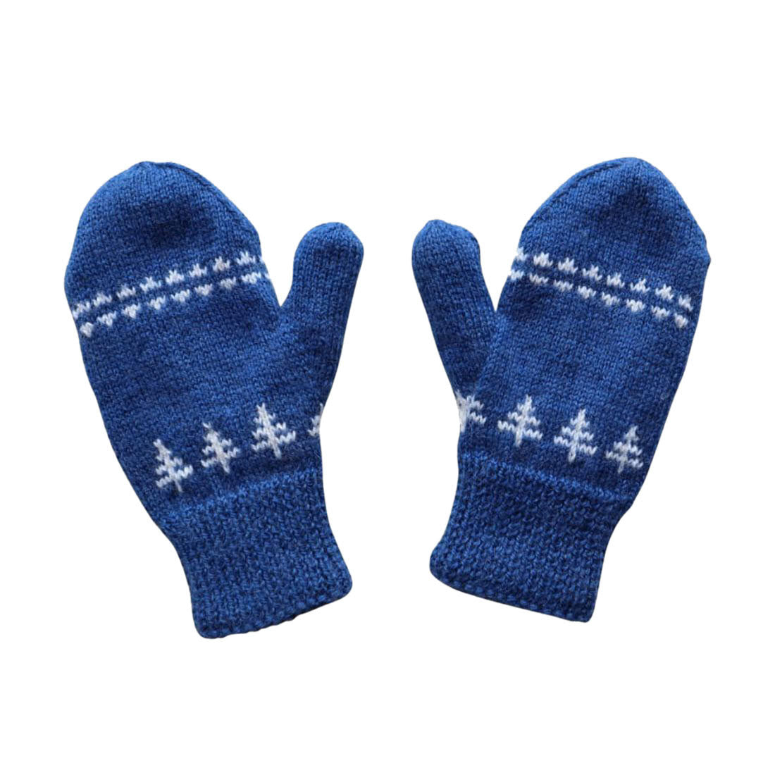 Indigo with Cream Trees | Himalayan Naari